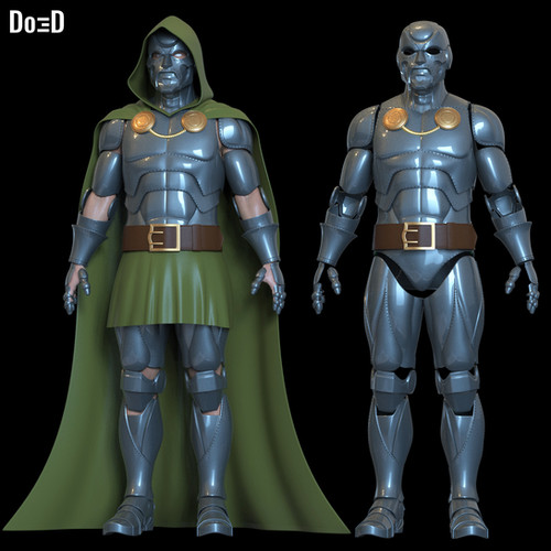 Doctor Doom DEX Full Armors with Helmet Dr. Mask | 3D Printable Model # ...