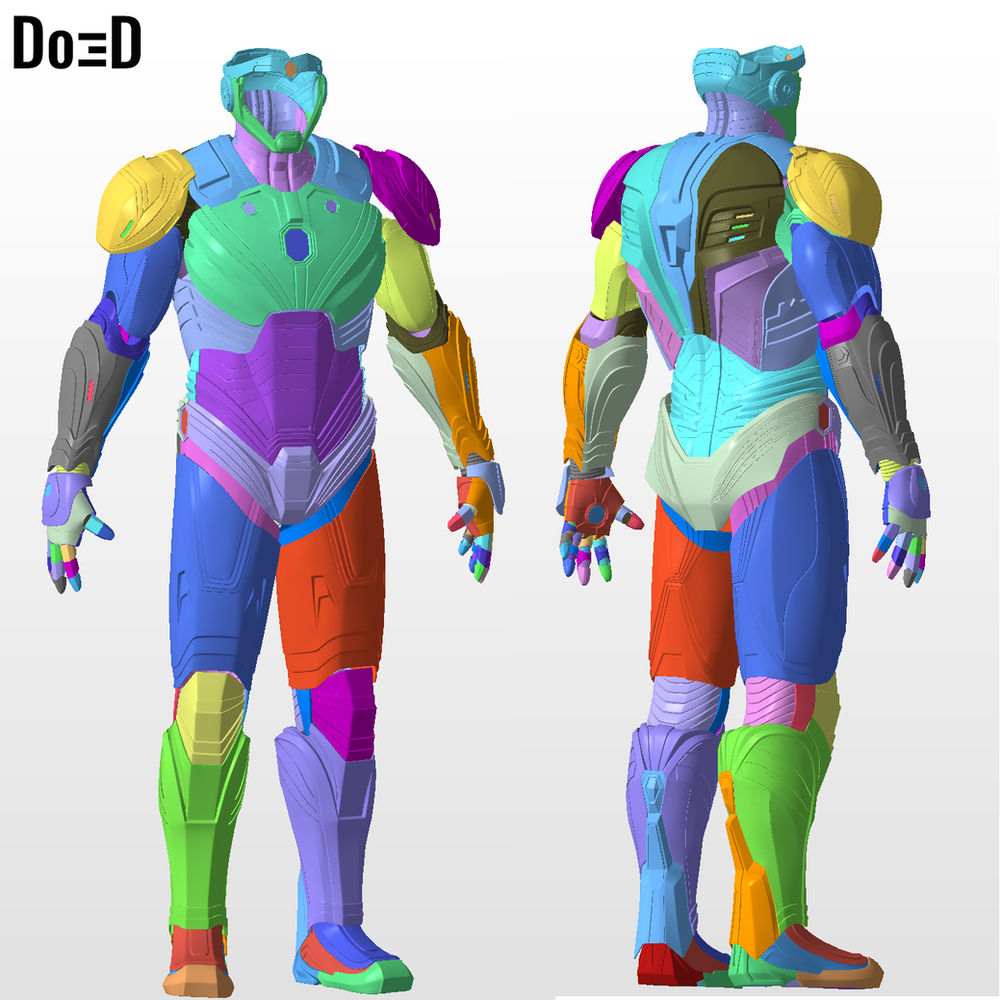 3D printable Superior Iron Man full body armor file set from Do3D | Do3D