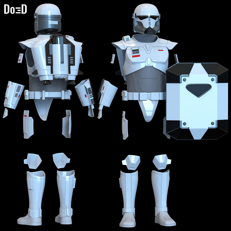 Beskar Trooper Full Body Armors (AKA. Super Commando) | 3D Printable ...