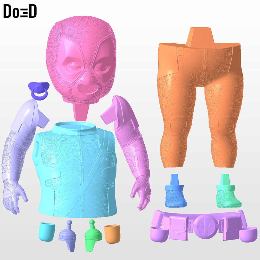 BabyPool Deadpool Figure Version 1:1 Statue Update | Do3D