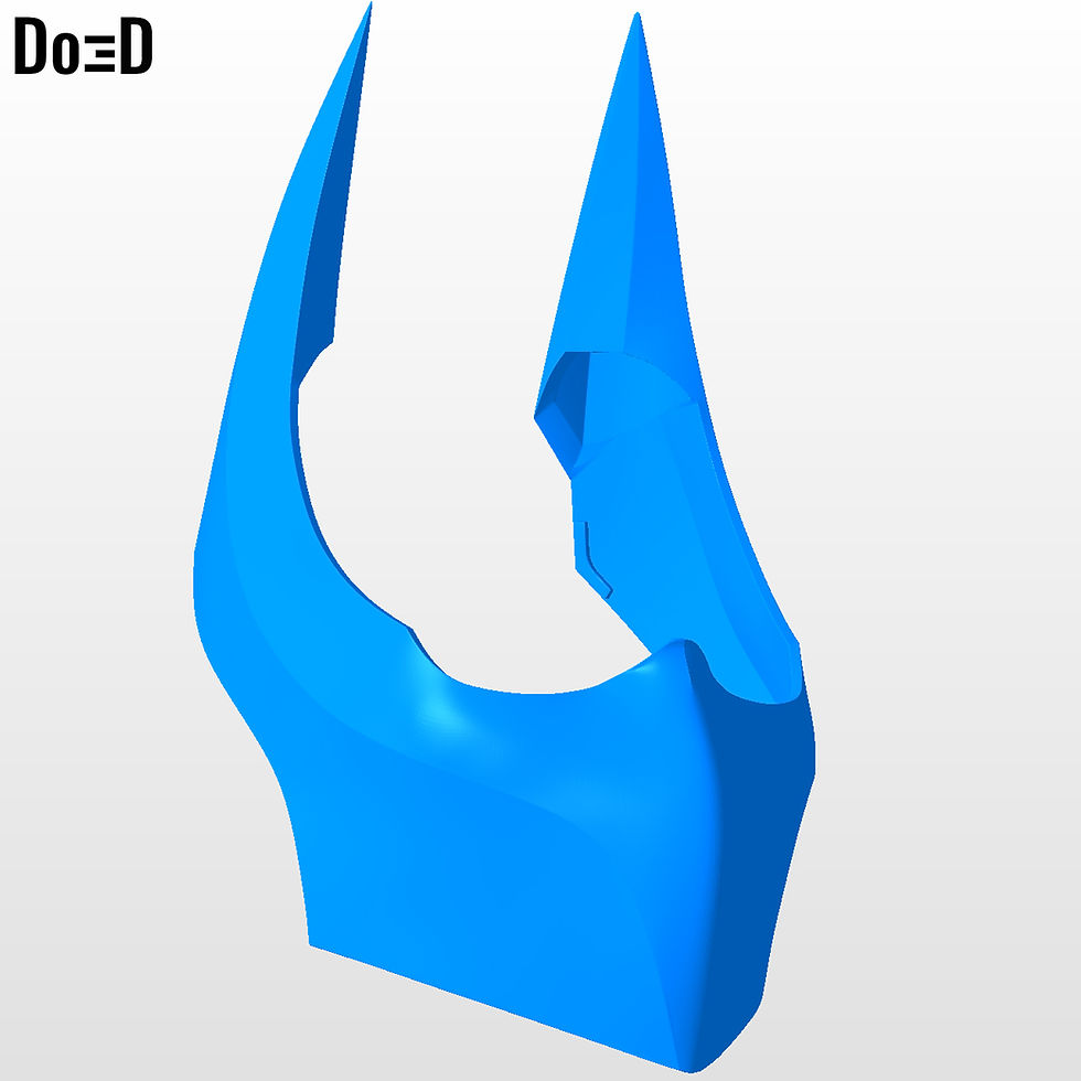 Batman Mouth Cover only | 3D Model Project #M475 | Do3D