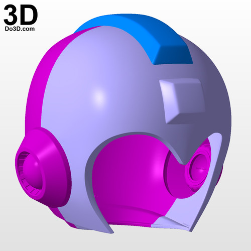 Mega Man Classic Original Helmet | 3D Model Project #5376 | Do3D