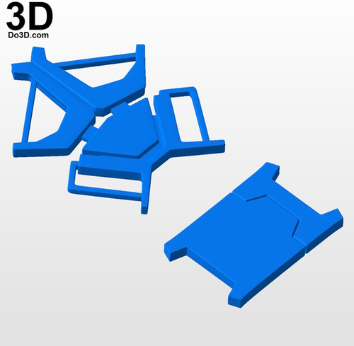Captain America Endgame Back Harness & Belt Buckle | 3D Model Project # ...