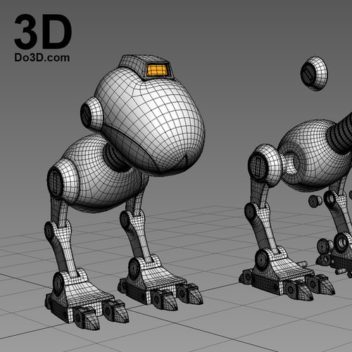 Mouser Robot From Teenage Mutant Ninja Turtles | 3D Model Project #735 ...