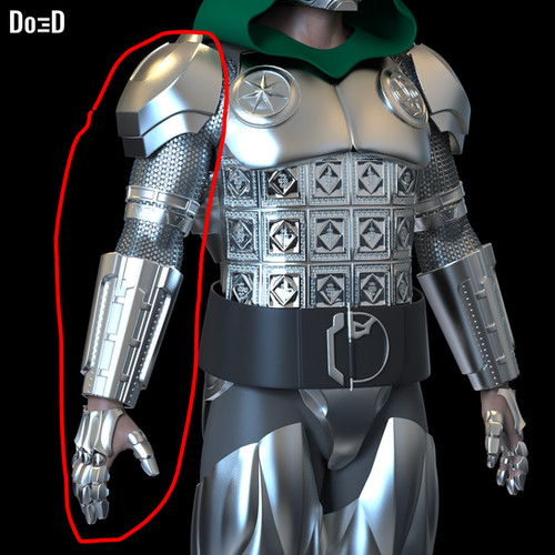 Arm Doctor Doom Avengers Doomsday | 3D Printable Model #DAA1 | Do3D