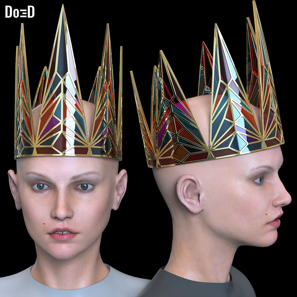 Evil Queen Crown Gal Gadot Snow White 3D Printable Model STL File #EQ37 ...