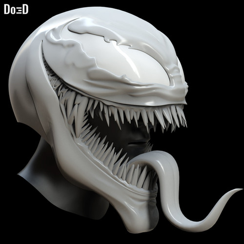 Venom Mouth Open / Tongue Out version | 3D Printable Model #V999 | Do3D