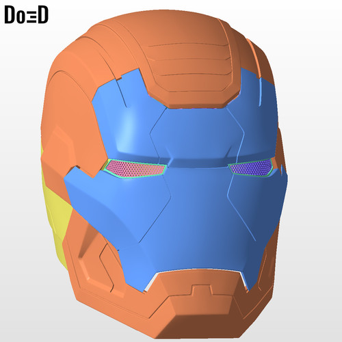 Iron Man Patriot Helmet | 3D Printable Model #IMC2 | Do3D
