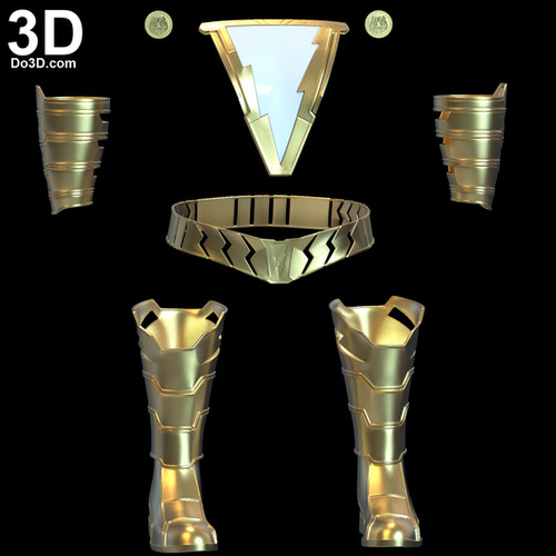 Shazam! Armor Set Cosplay Replica Prop Armors | 3D Model Project #5749 ...