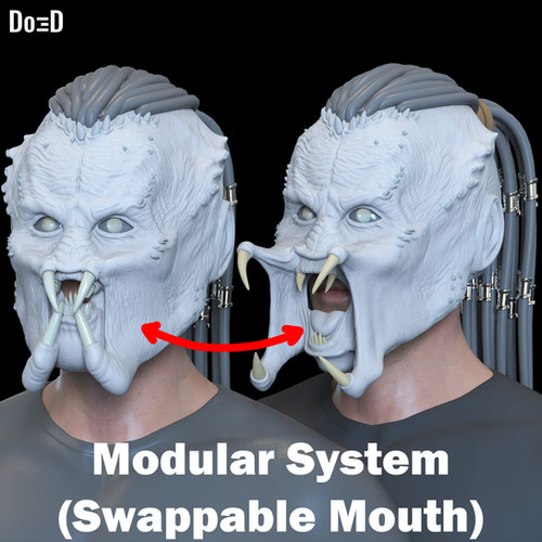 Predator Badlands Helmet Mask Dek 3D Printable Model STL File #PBL35 | Do3D