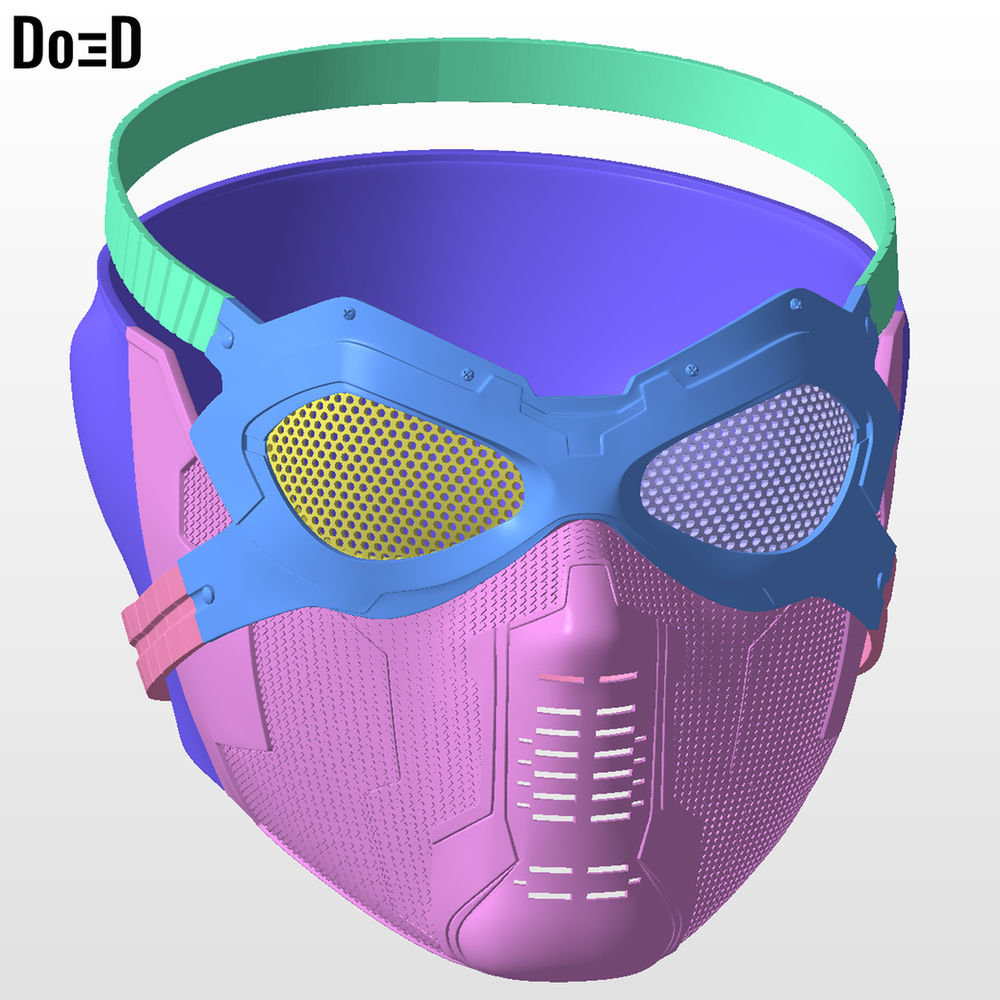 Winter Soldier Bucky Goggles and Mask Update | Do3D