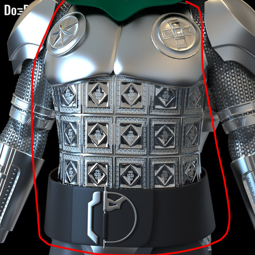 Torso Armor Doctor Doom Avengers Doomsday Shanghai | 3D Printable Model ...