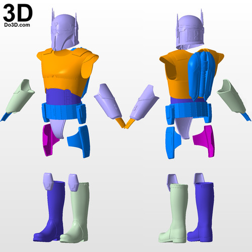 Imperial Super Commando Gar Saxon Armor | 3D Model Project #3633 | Do3D