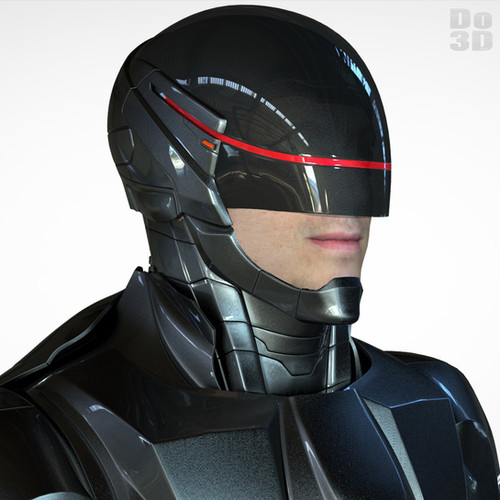 RoboCop 2014 Black Suit | 3D Printable Model Print STL File #41 | Do3D