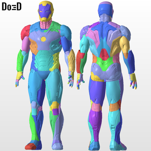 Iron Man Mark XLV MK 45 Full Body Armor Suit | 3D Printable Model STL ...