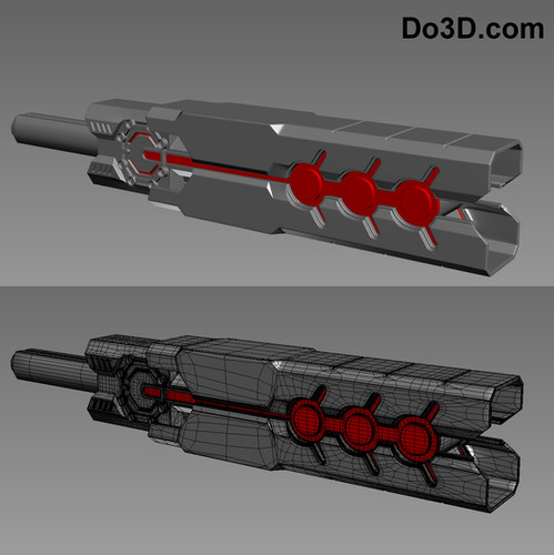 Mark III War Machine 003's Baton Weapon | 3D Printable Model #400 | Do3D