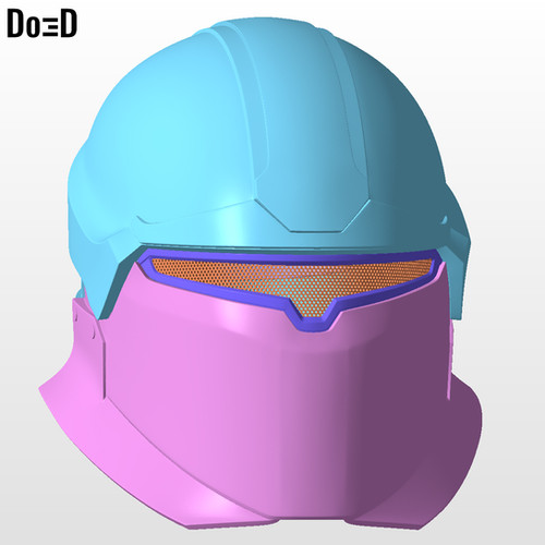 Helldivers Battle Master Helmet | 3D Printable Model #HB11 | Do3D