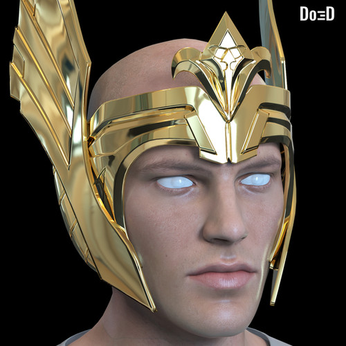 What if S2E8 Thor Crown 1602 Helmet | 3D Printable Model STL #TH71 | Do3D
