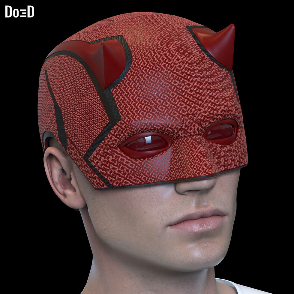 Daredevil Born Again Mask Helmet | 3D Printable Model Print File STL # ...