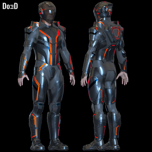 Tron Ares Suit (Helmet and Armor) | 3D Printable Model STL Print #TA59 ...