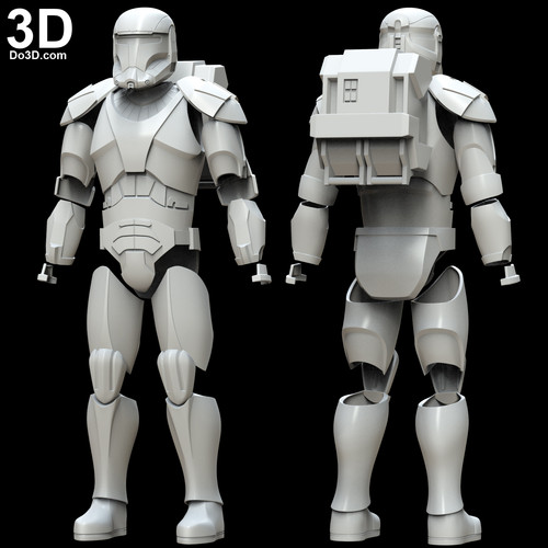 Republic Commando Star Wars Armor | 3D Model Project #5300 | Do3D