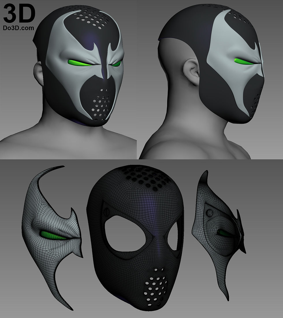 Spawn Face Shell | 3D Model Project #863 | Do3D