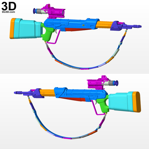 Fennec Shand Rifle Blaster from Mandalorian | 3D Printable Model #FS72 ...