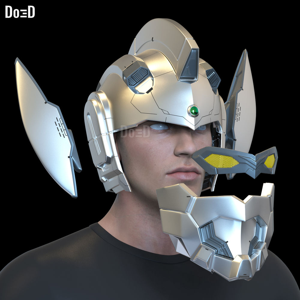 Taro Ultraman Helmet Netflix 3D Printable Model Print File STL Do3D | Do3D