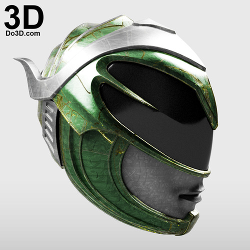 Green Ranger 2017 Helmet Male Version Power Rangers | 3D Model Project ...