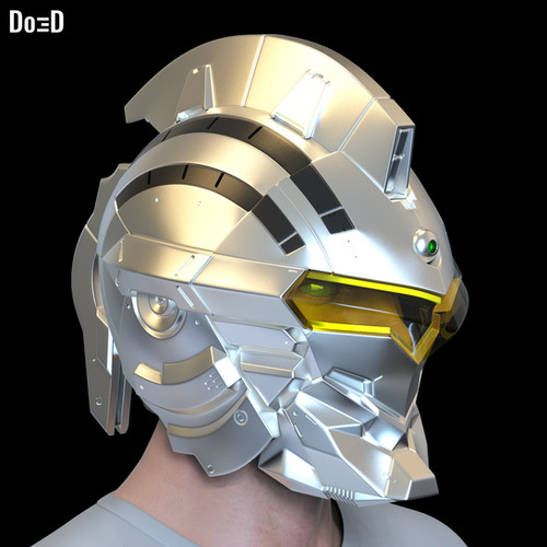 Seven Ultraman Anime Helmet Dan Moroboshi | 3D Printable Model STL file ...