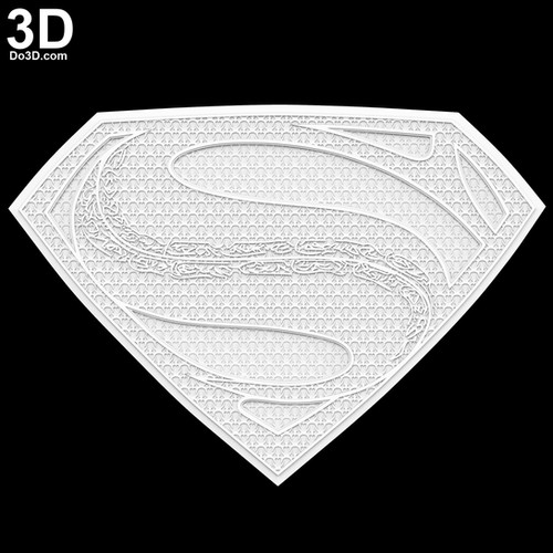 Superman Justice League Chest S Logo Emblem Shield | 3D Printable Model ...