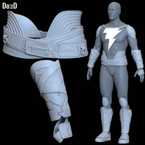 Black Adam Full Body Armor | 3D Print File #BA12 | Do3D
