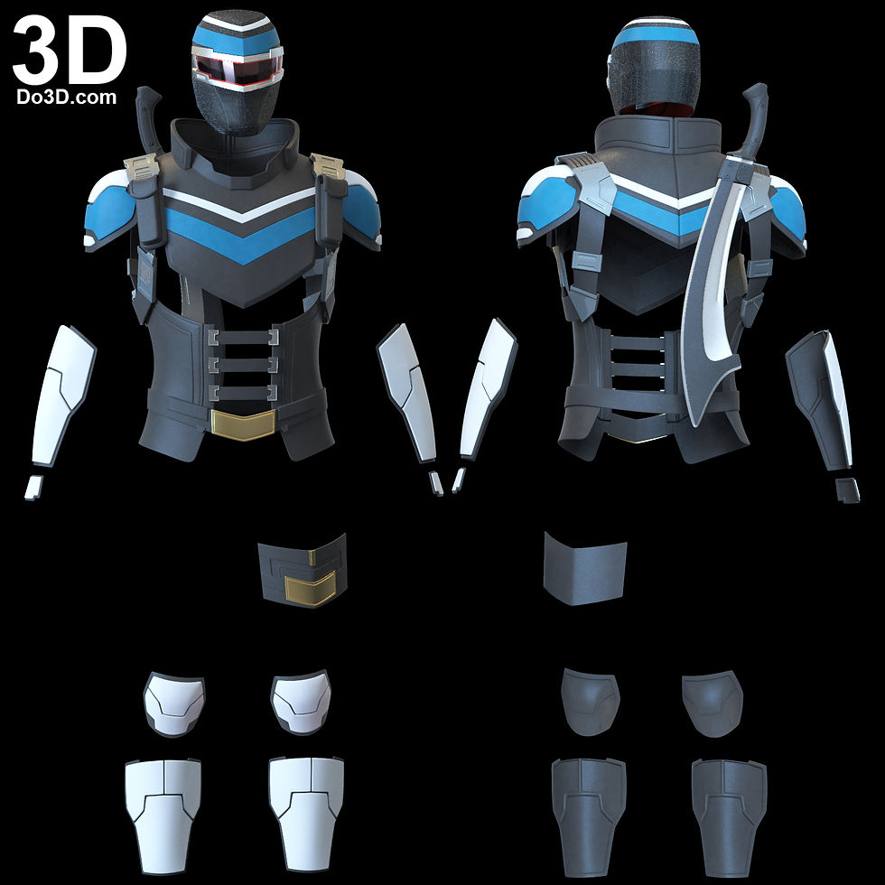 Vigilante Armor and Sword from Peacemaker 3D Printable Model STL File # ...