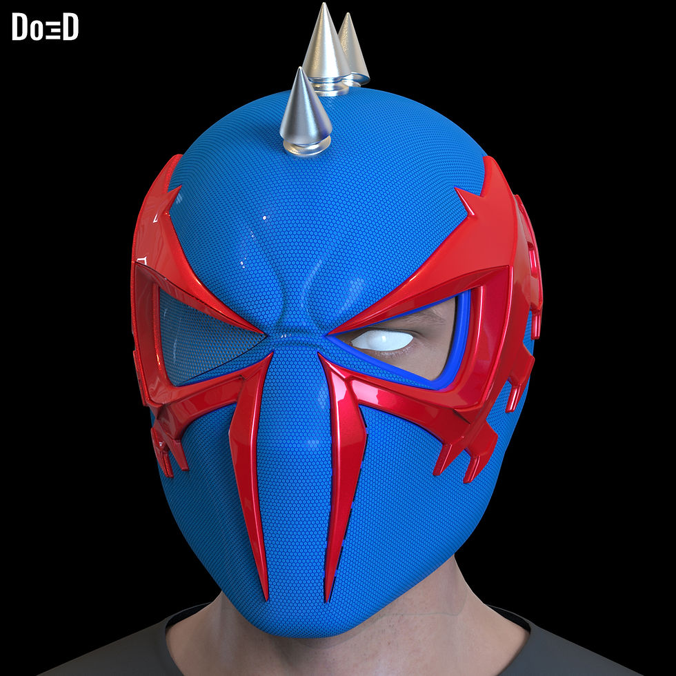 Spider-Punk 2099 Helmet DEX Version PS4 spider man | 3D printable model ...