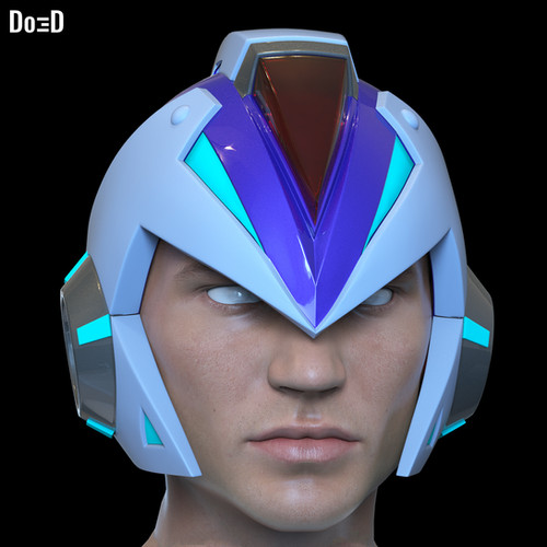 Mega Man X Helmet | 3D Printable Model #MM4 | Do3D