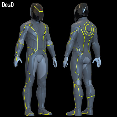 CLU Tron Legacy Suit Armor | 3D Printable Model #C599 | Do3D