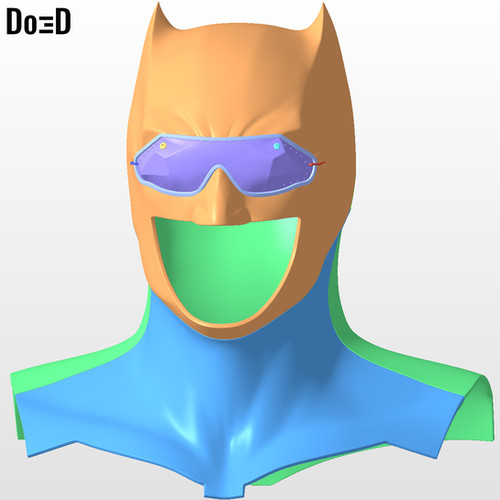 Ben Affleck Batman 2023 The Flash Helmet 3D Printable Model STL #B222 ...