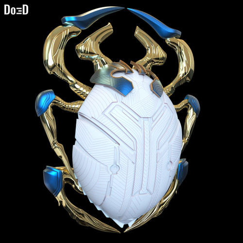 Blue Scarab Beetle | 3D Printable Model Print File STL #B993 | Do3D