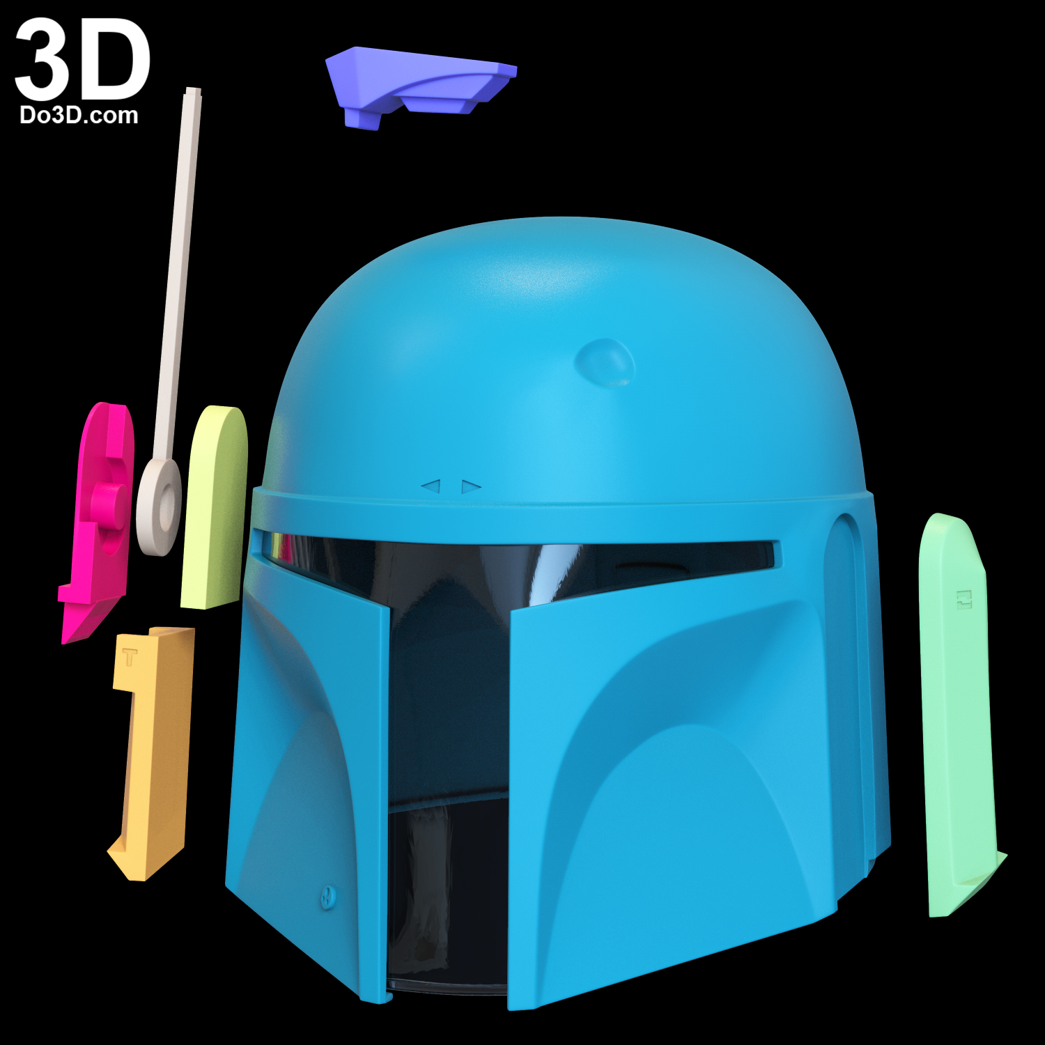 Craft Supplies & Tools Patterns Mandalorian 3D STL File Jango Fett ...