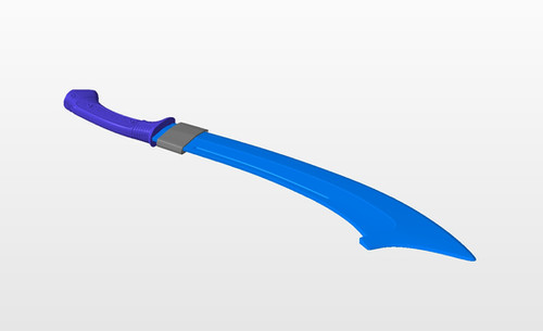 Vigilante Sword Adrian Chase from Peacemaker 3D Printable Model STL ...