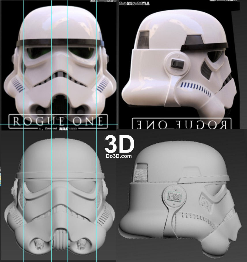 New Stormtrooper Classic Original Helmet Print File | 3D Printable ...