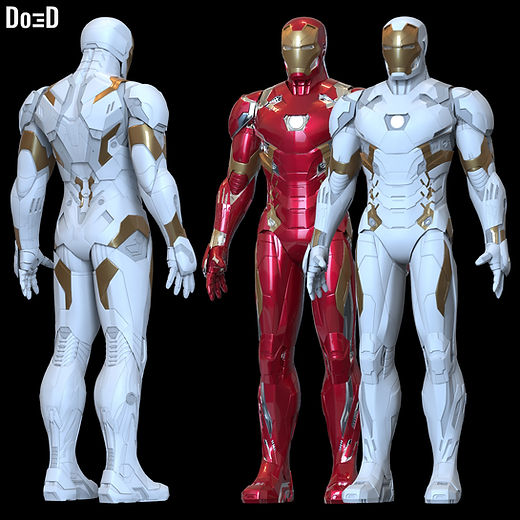 how to draw iron man mark 47