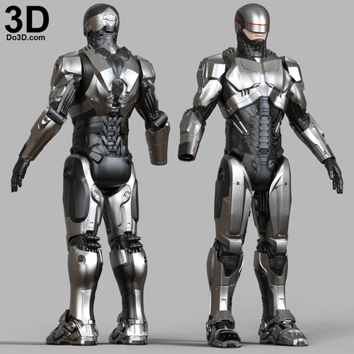 RoboCop Silver Suit / New Armor 2014 Film | 3D Printable Model #4800 | Do3D