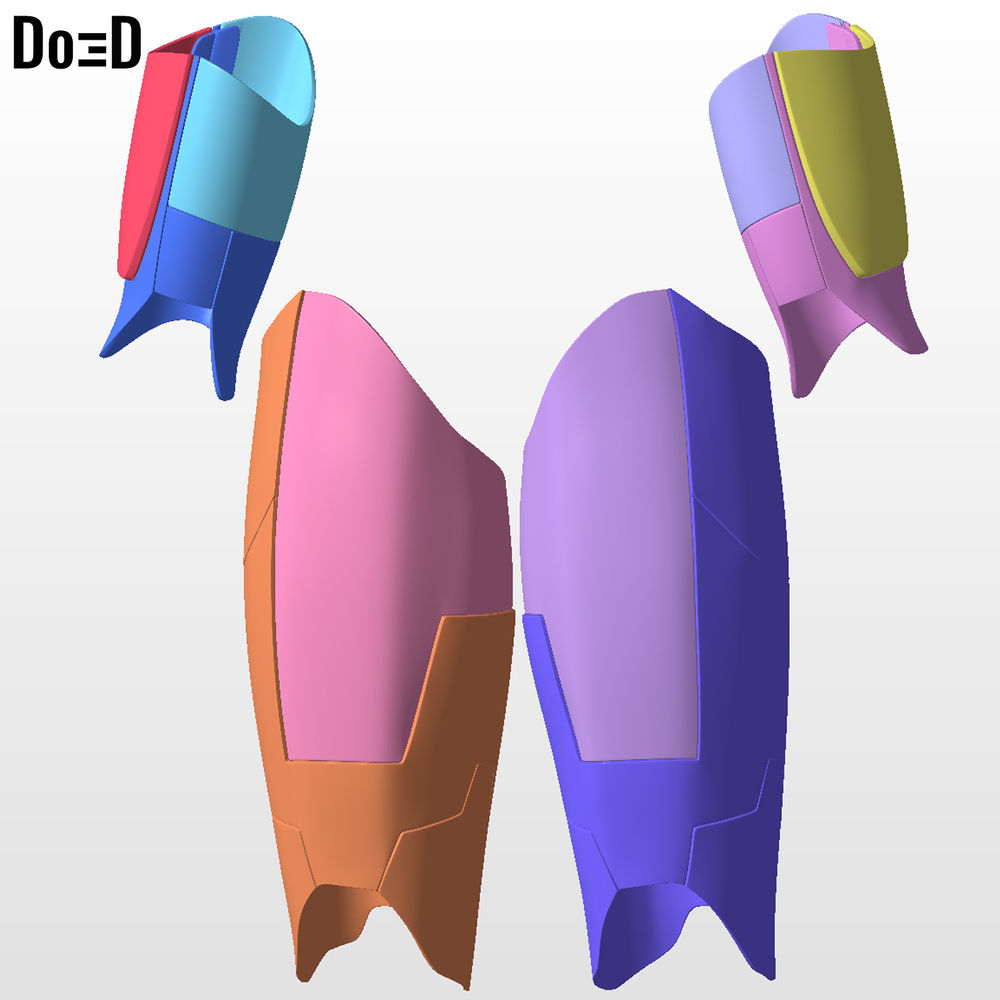 Armored Adventure Iron Man Thigh and Bicep Updated | Do3D