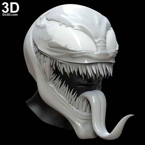 Venom Mouth Open / Tongue Out version | 3D Printable Model #V999 | Do3D