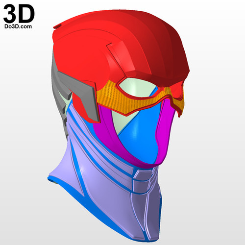 Flash Justice League Helmet Ezra Miller Cowl | 3D Printable Model #1264 ...