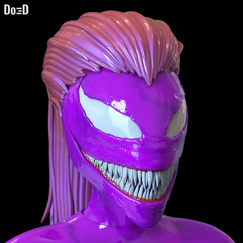 Agony Symbiote Female Venom | 3D Printable Model #VA15 | Do3D