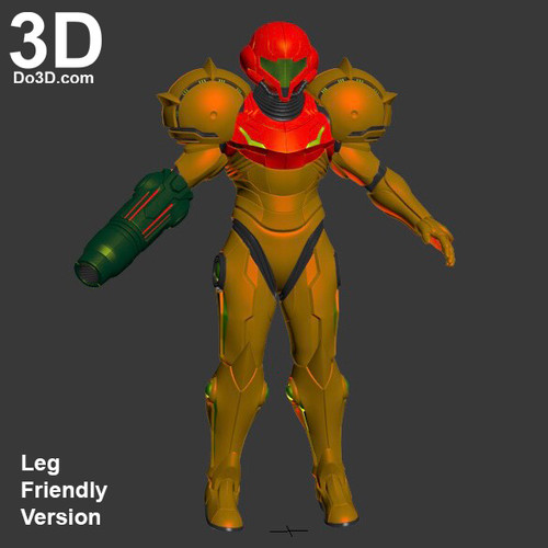 Samus Aran Full Body Armor + Helmet Metroid Varia Suit, 3D Printable ...