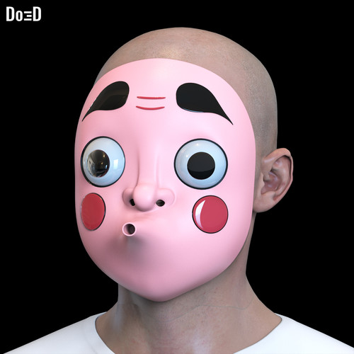 Kozo Kanamori Swordsmith Mask Demon Slayer Kimetsu no Yaiba | 3D Model ...