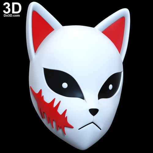 Sabito Kamado Mask Demon Slayer Kimetsu no Yaiba | 3D Model Project ...